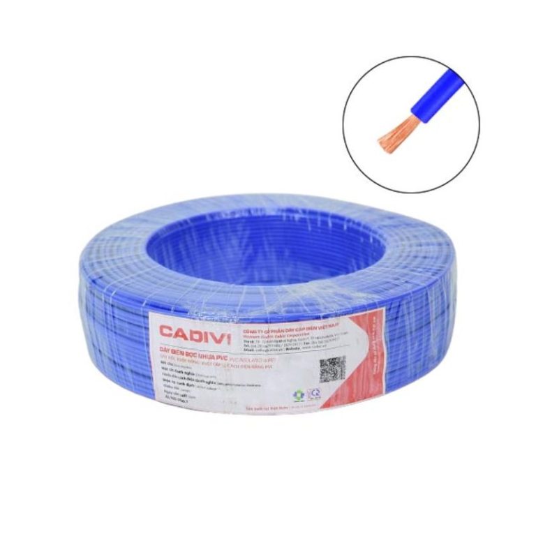 Dây điện đôi Cadivi VCmd-2×0.5 mm2 (Xanh) – 0.6/1KV - Đèn Sài Gòn